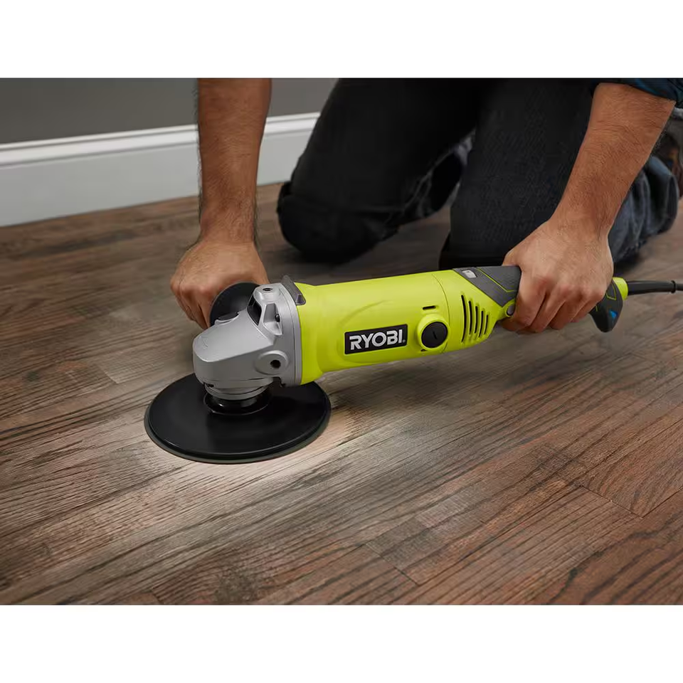 RYOBI Angle Grinder 7 Inch Grinding Power Tool Variable Speed Control ...