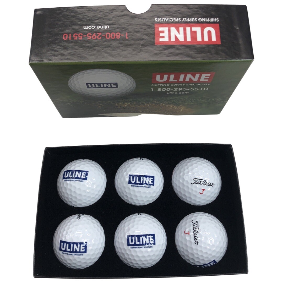 ULINE Tilteist Golf Balls Pack with 6 Balls Brand New | eBay