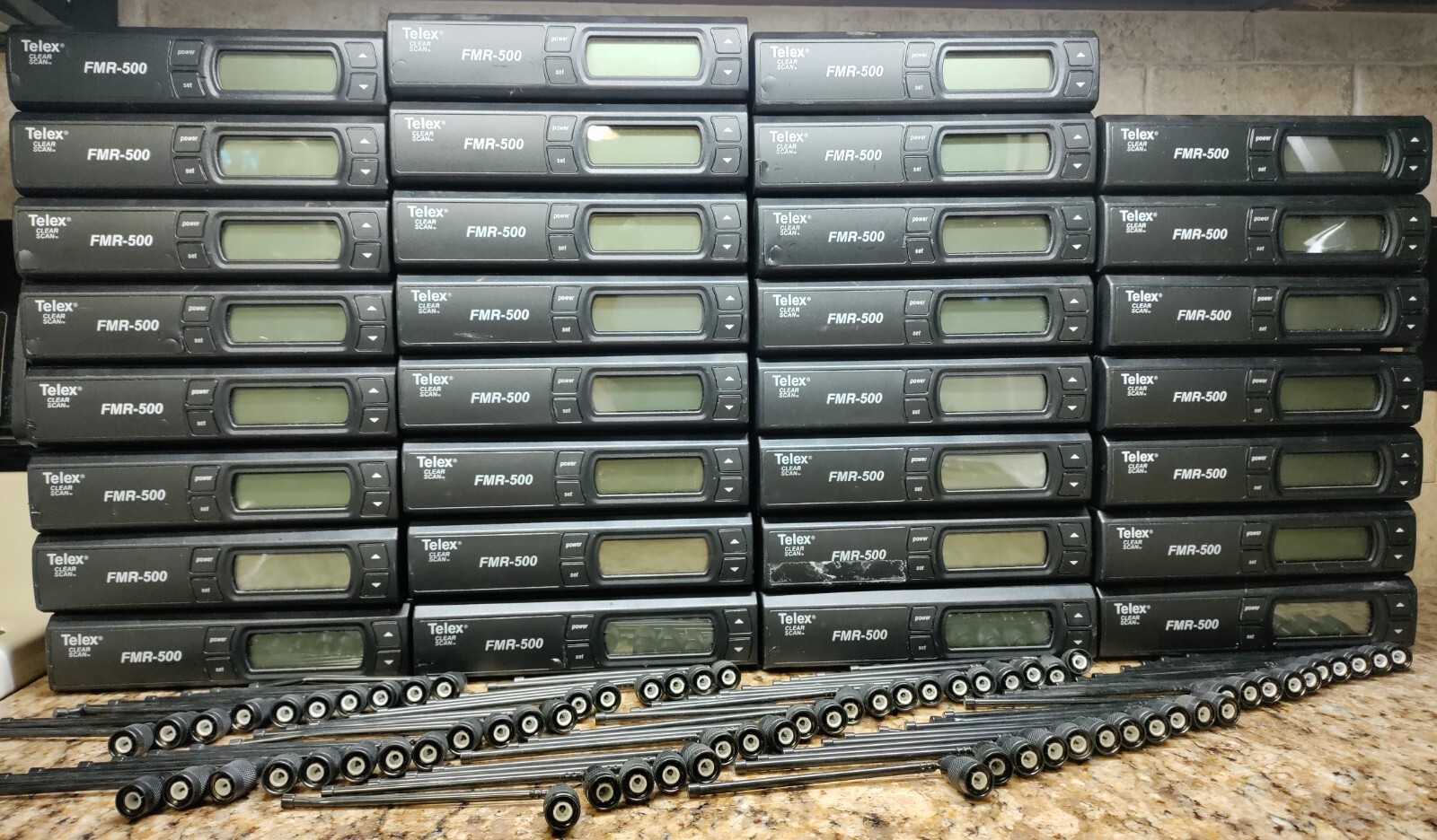 Telex FMR-500 Band A Wireless Microphone Receiver Antennas EV RE2 ...