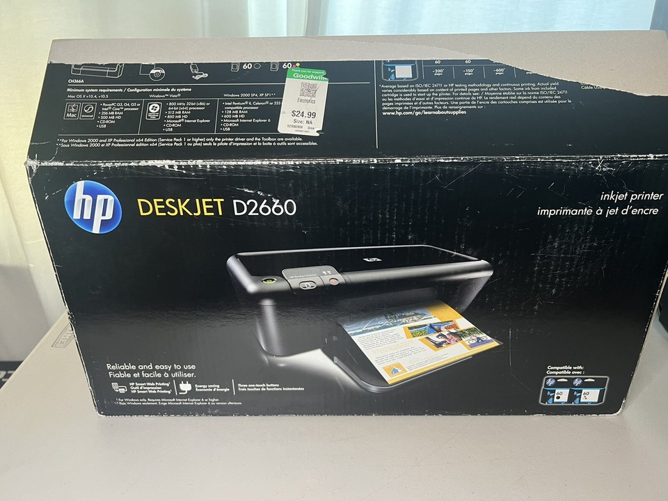 Brand New HP Printer D2660 Inkjet | eBay