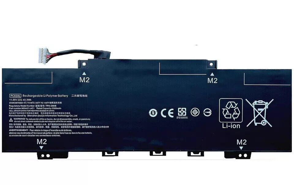 PC03XL M24648-005 Battery for HP PAVILION X360 14-BA 14-CD 14-DW 15-ER ...