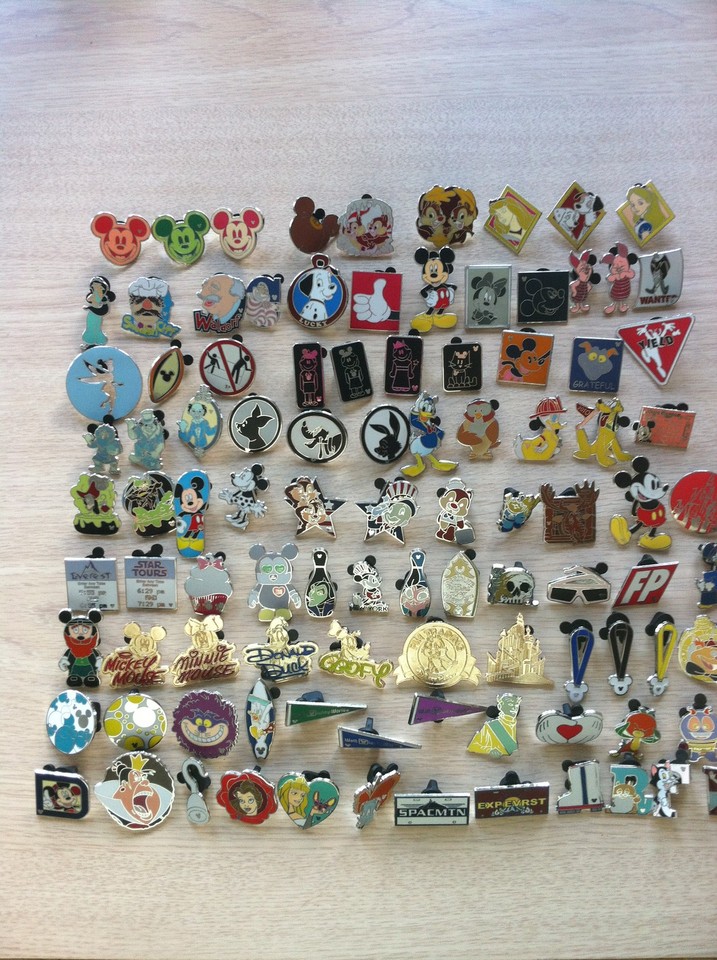 Disney Trading Pins lot of 100 PRIORITY Shipping 100% tradable no ...