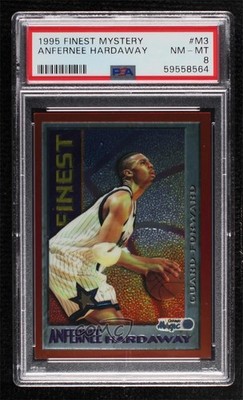 1995-96 Topps Finest Mystery Finest Bordered Anfernee Hardaway #M3 PSA ...