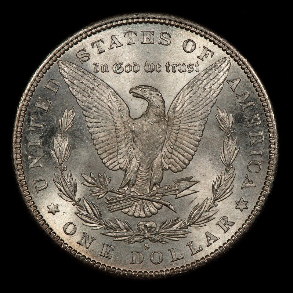 1880-S $1 Morgan Silver Dollar - PQ Pastel Toning - Strong BU - SKU ...