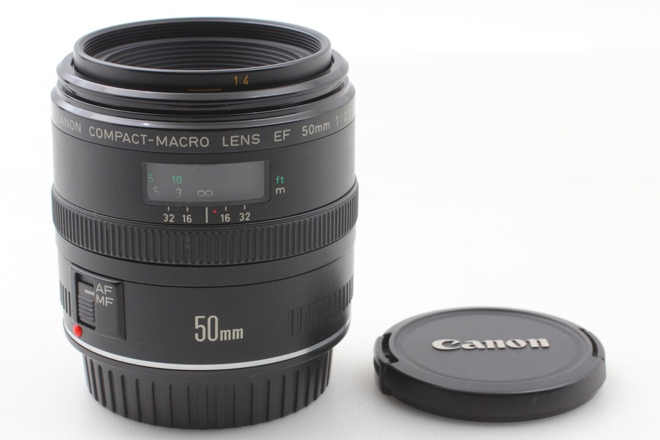 Tested [MINT+++] Canon COMPACT MACRO 50mm f/2.5 EF Mount Lens for EOS ...