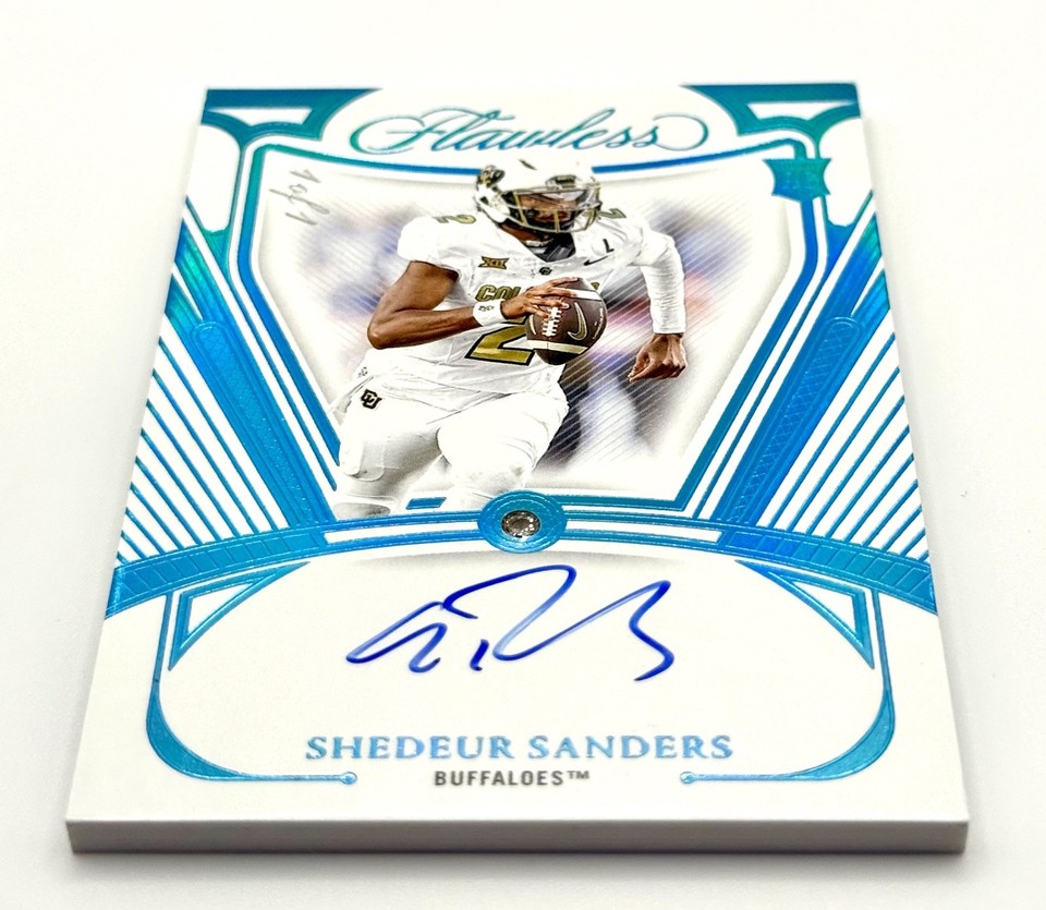 2025 Panini Flawless Shedeur Sanders 1/1 Diamond On‑Card Auto Colorado ...
