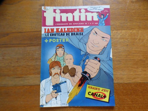 NOUVEAU TINTIN n° 575 COVER + POSTER IAN KALEDINE + TOP GUN (2p) | eBay