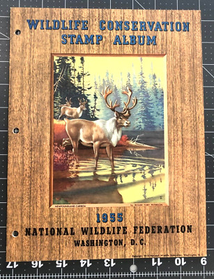 1955 NWF Wildlife Poster Stamp Album National Wildlife Federation ...
