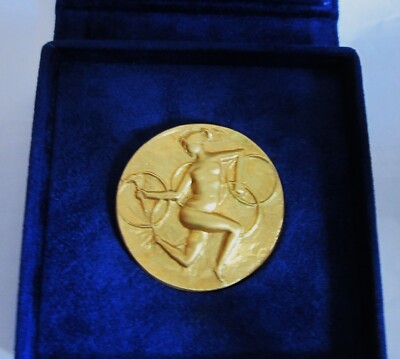 1960 ROME ROMA Olympics gold participation MEDAL with box | eBay