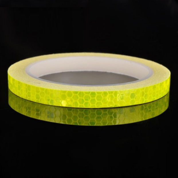 1cm*8m Bike Reflective Fluorescent Stickers MTB Bicycle Strips ...