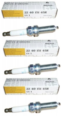Renault Clio IV V Captur I II 0.9 1.2 Tce 3x Bougie Original 224015145R ...