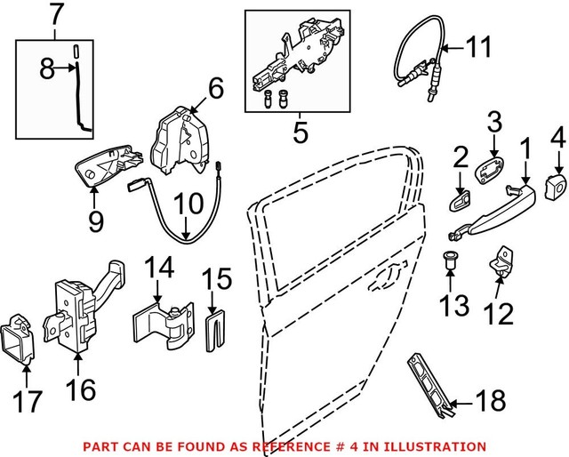 BMW OEM 51217162431 Front Door Handle Outside Cover for sale online | eBay