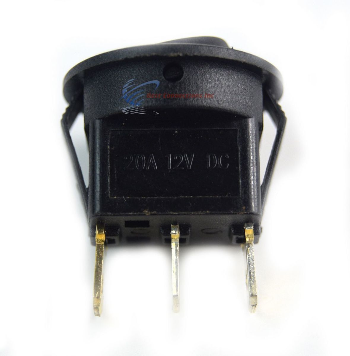 12 Volt Round Rocker Switches with Blue LED On Off Car Automotive 20 ...