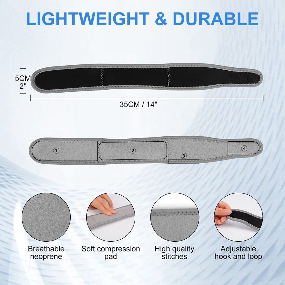 IT Band Compression Wrap Adjustable Strap for Iliotibial Band and Knee ...