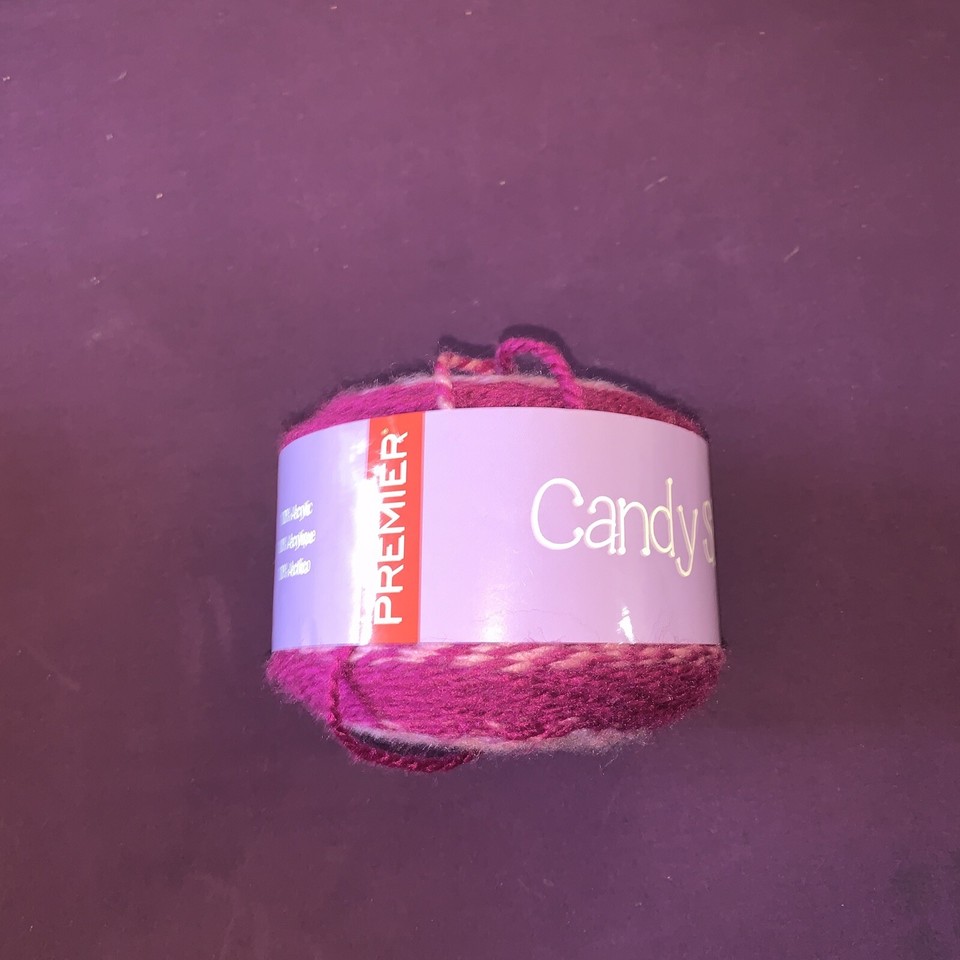 New Premier "Candy Shop" Yarn Skeins 260yds 5oz. Skein - Very Berry | eBay