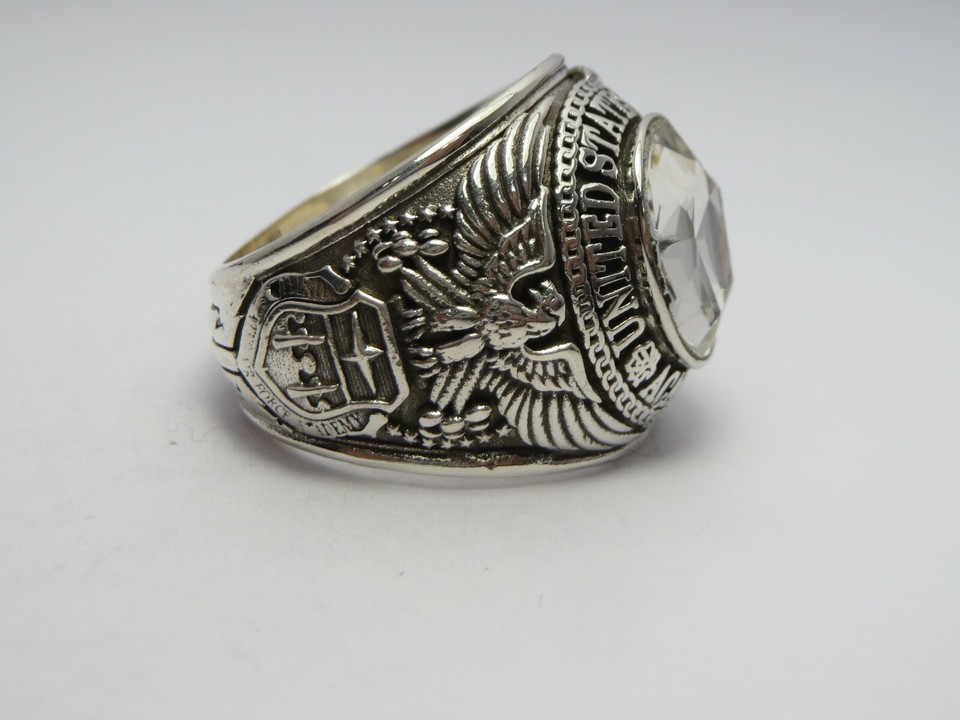 SILVER 925 , RING , USAF RING , US Air Force RING, 1960 , US size 14 | eBay