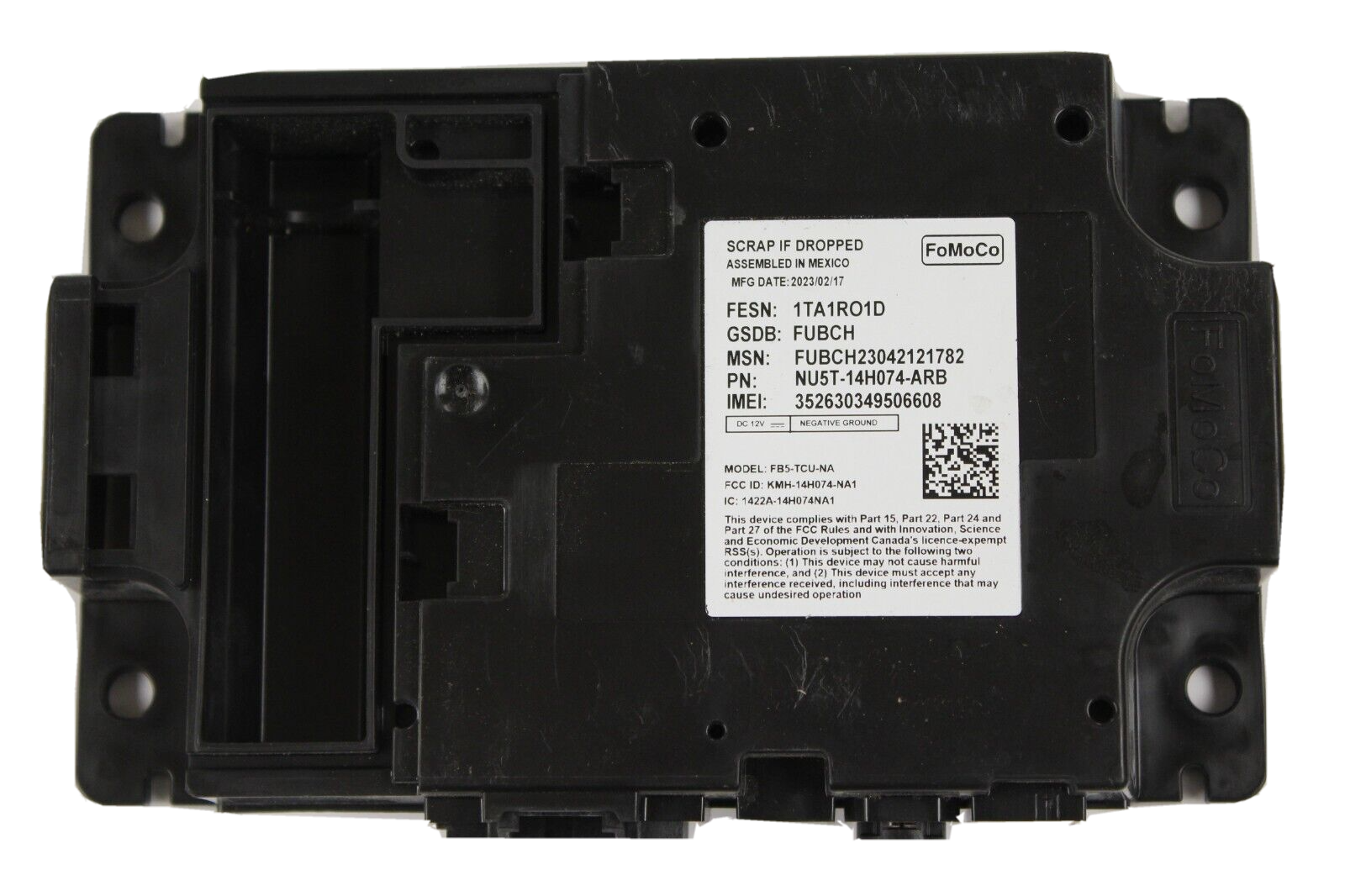 2020-2023 Ford Telematics Module Part# NU5T-14H074-ARB OEM# N2DZ-14F546 ...