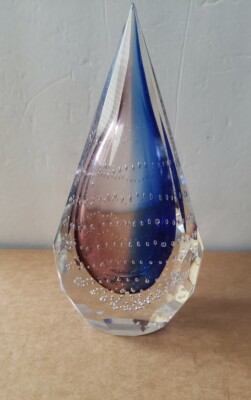Gea Paperweight 8" High Tear Drop | eBay