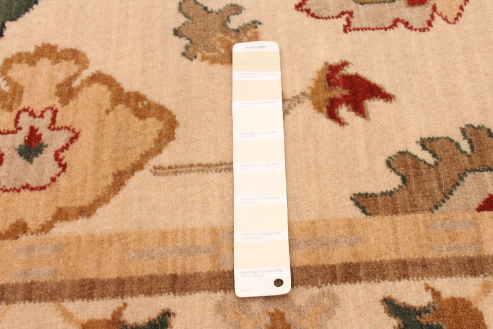 5ft8 x 8 ft Authentic. Karastan New Zealand Wool Area Rug Beige EZ ...