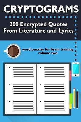 Cryptograms 200 Encrypted Quotes Literature Lyrics by McNamara Meredith ...