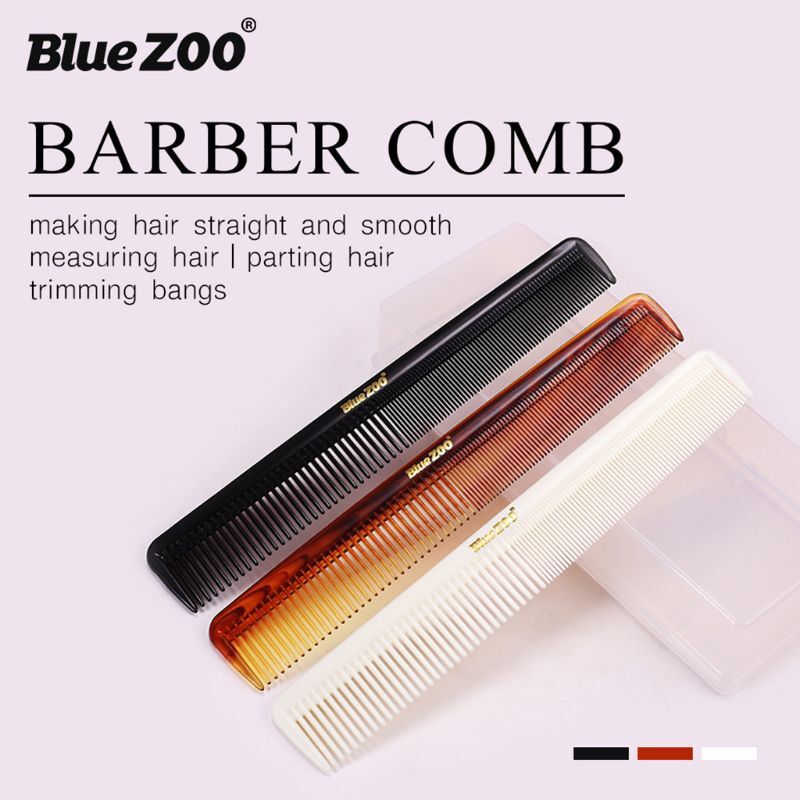 2 In 1 Men Hair Comb Wide Coarse Fine Toothed Combination Portable ...