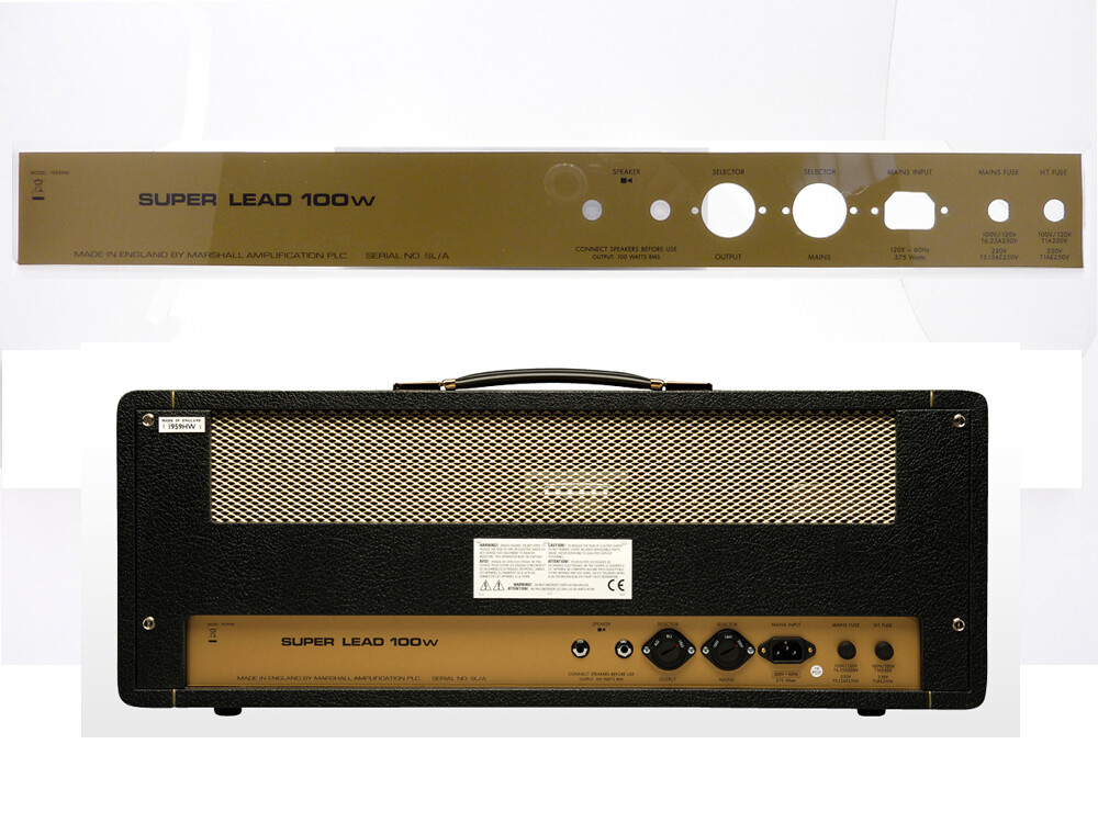 Marshall JMP 1959HW Super Lead Rear Faceplate | eBay