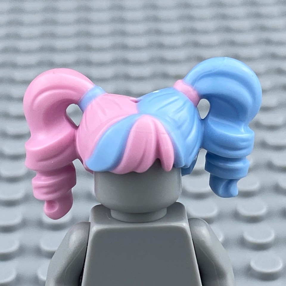 LEGO Minifigure Hair Pieces – Short, Long, Curly, Spiky, and More ...