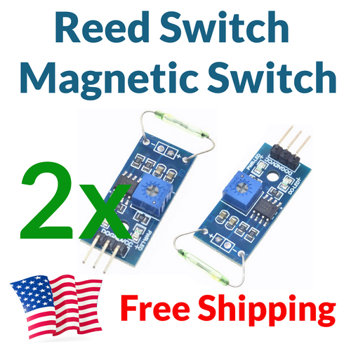 2pcs Magnetic Reed Switch Sensor Module Board Shield for Arduino FREE ...