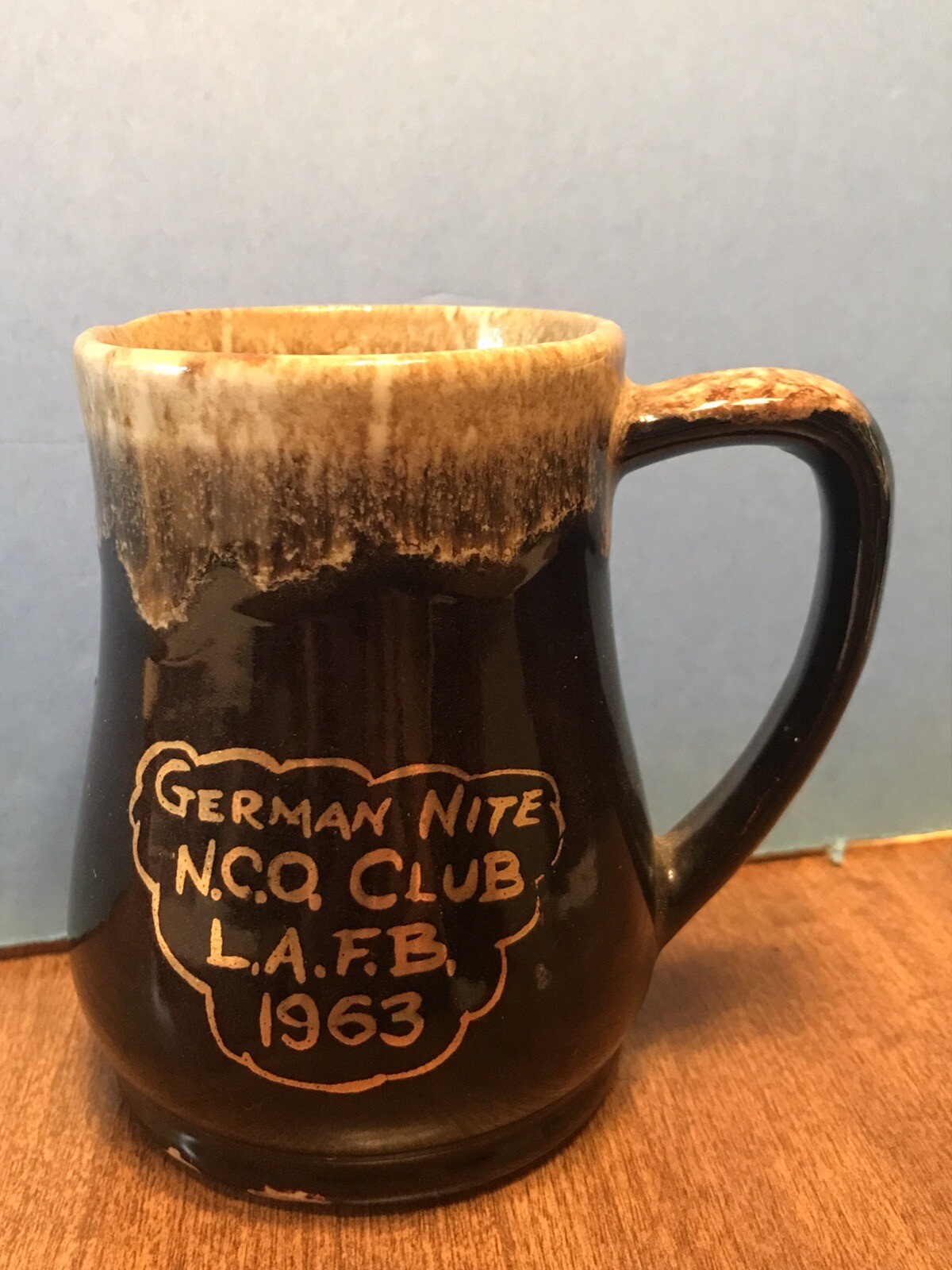 Klay Kraft German Nite Mcp Club Lafb 1963 Mug Browndrip Vtg | eBay