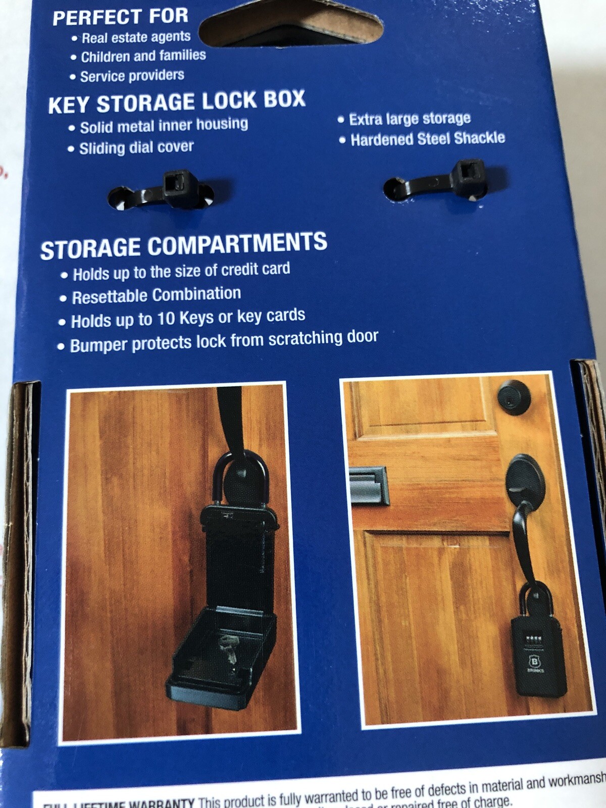 NEW Brinks Key Storage Lock Box 665-8000 XL Storage Real Estate Easy ...