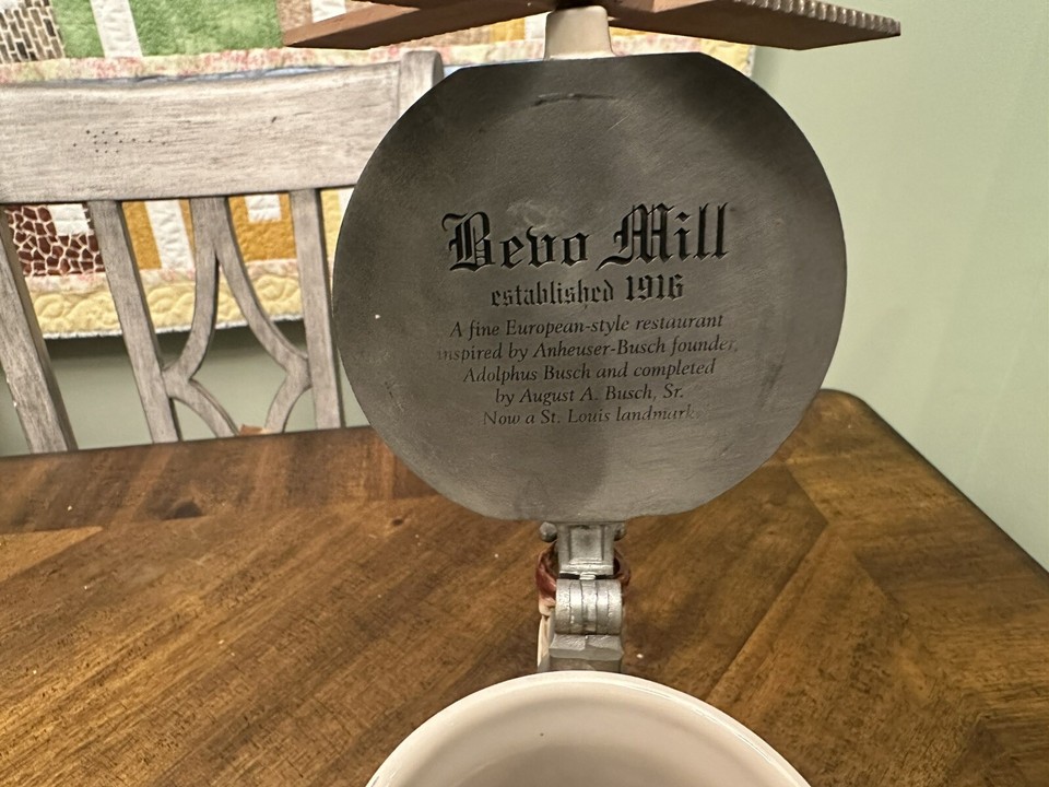 Anheuser-Busch Collectors Club Members Only Stein 2002 "Bevo Mill" CB22 ...