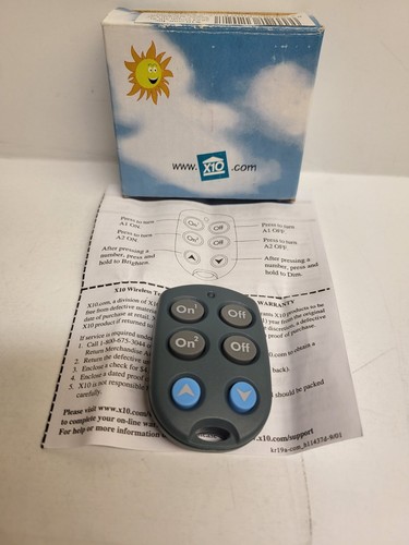 NEW BOXED X10 SlimFIRE REMOTE MODEL KR19A-C COMTROLS 2 UNITS C10 | eBay