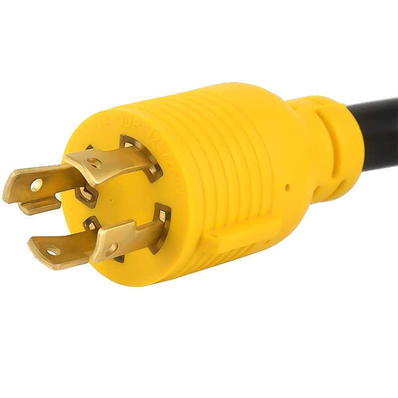 RV Generator Plug Adapter Cord for EV RV Trailer Camper 4 Prong 30 Amp ...