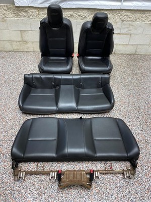 2012 CAMARO SS OEM SEAT SET FRONT REAR BLACK LEATHER COUPE SEATS USED ...
