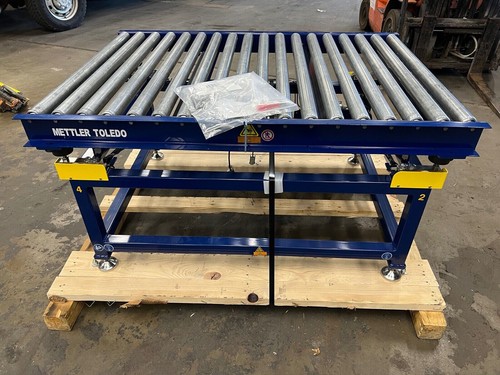 METTLER TOLEDO SWC Checkweigher Roller Conveyor Scale IND570 indicator ...