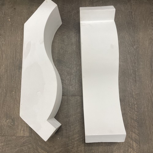 Composite Porch Column Brackets White New Primed 2 Pack | eBay