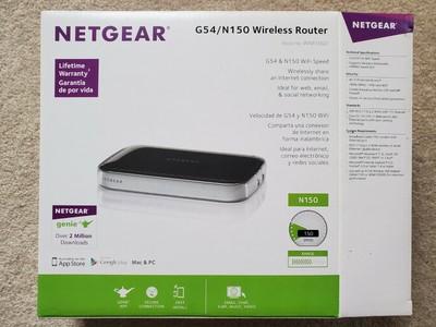 NETGEAR G54 N150 Wireless Router Model WNR 1000 - IN BOX and EXCELLENT ...