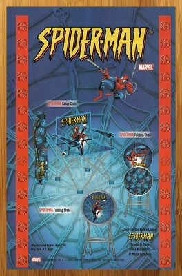 2003 Marvel Spider-Man Products Chair/Stool Vintage Print Ad/Poster 00s ...