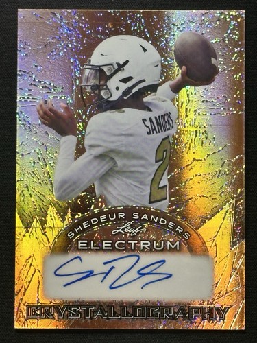 2024 Leaf Electrum - Crystallography Autographs Bronze Sparkle #CLA-SS1 Shedeur Sanders /1 (AU ...