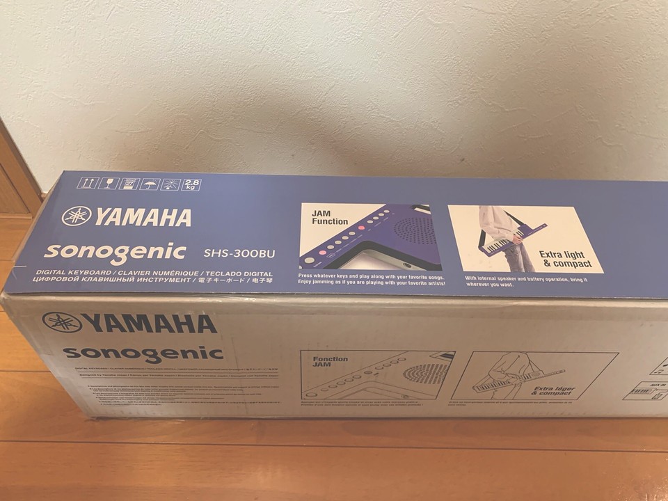 YAMAHA SHS-300BU SonoGenic Mini Keytar Blue 37Keys with Strap USB ...