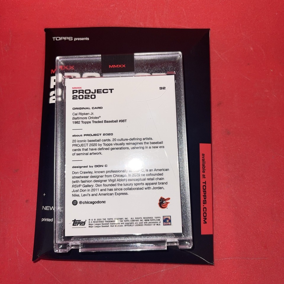 Topps Project 2020 Cards Baseball Lot 9 ( 87-95) | eBay