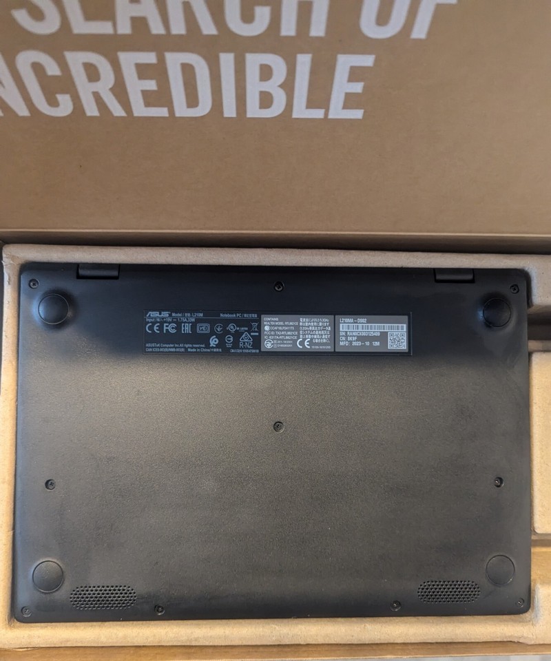 ASUS L210 Laptop 11.6” HD Intel 64GB Black L210MA- DS02/ Open Box/ New ...