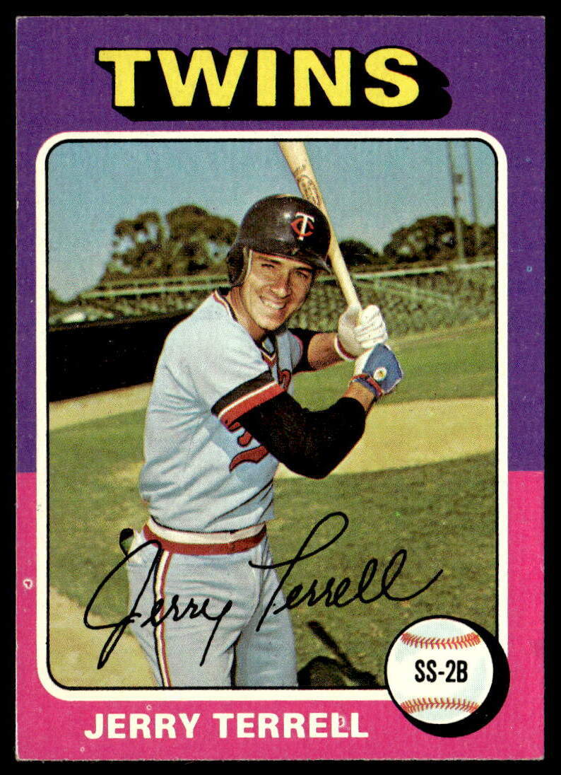 1975 Topps #654 Jerry Terrell Baseball Minnesota Twins | eBay