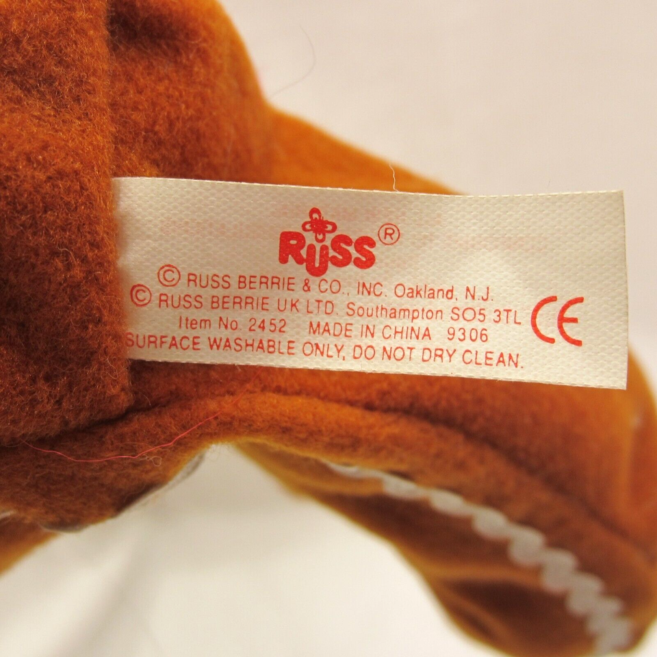 Russ Christmas Troll GINGERBREAD MAN Plush Doll Ginger 10” costume Soft ...