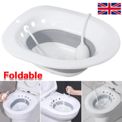 Foldable Hanging Toilet Sitz Bath for Postpartum Hemorrhoids Patients ...