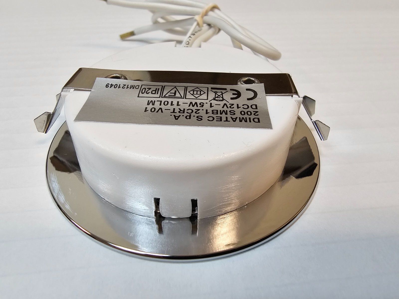 Dimatec Recessed Touch Control LED 12v Spot light for Campervans and ...