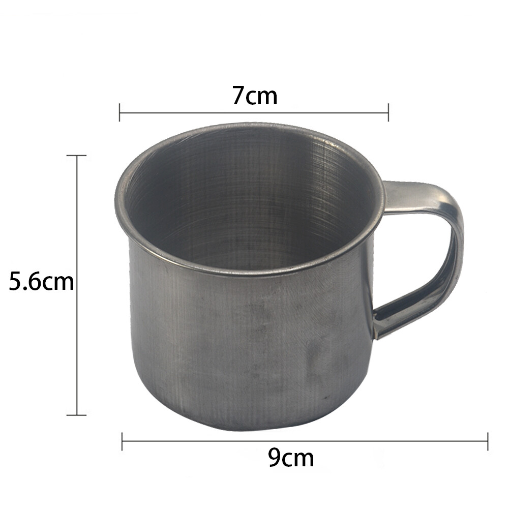 Coffee Stainless Steel Tea Mug Cup For Camping/Travel/Home Use | eBay