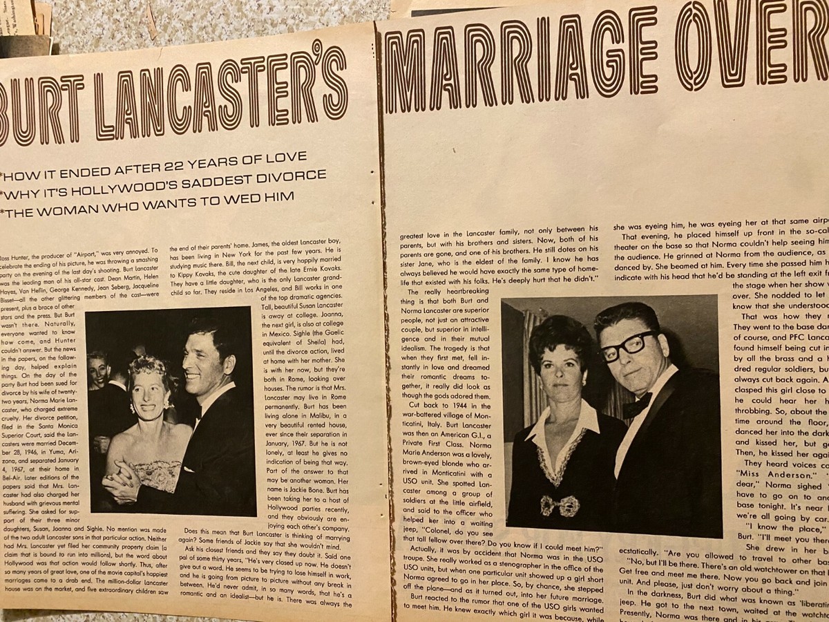 Burt Lancaster Wedding