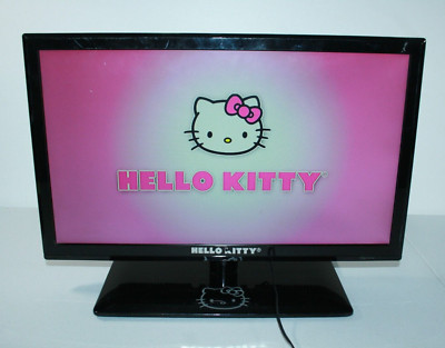 Hello Kitty 19" LED HDMI TV PC Monitor 2013 No Remote KT2219MBY TESTED ...