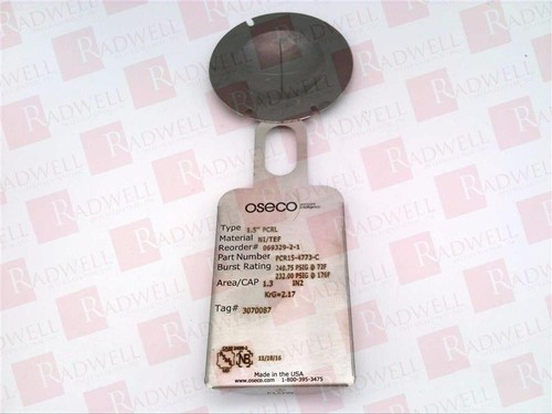 OSECO PCR15-4773-C / PCR154773C (NEW IN BOX) | eBay